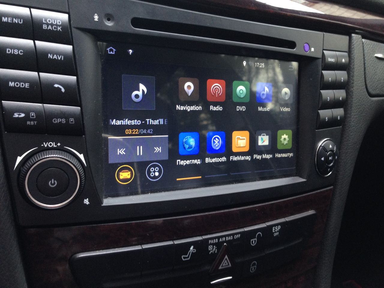 Android 10 Mercedes w211