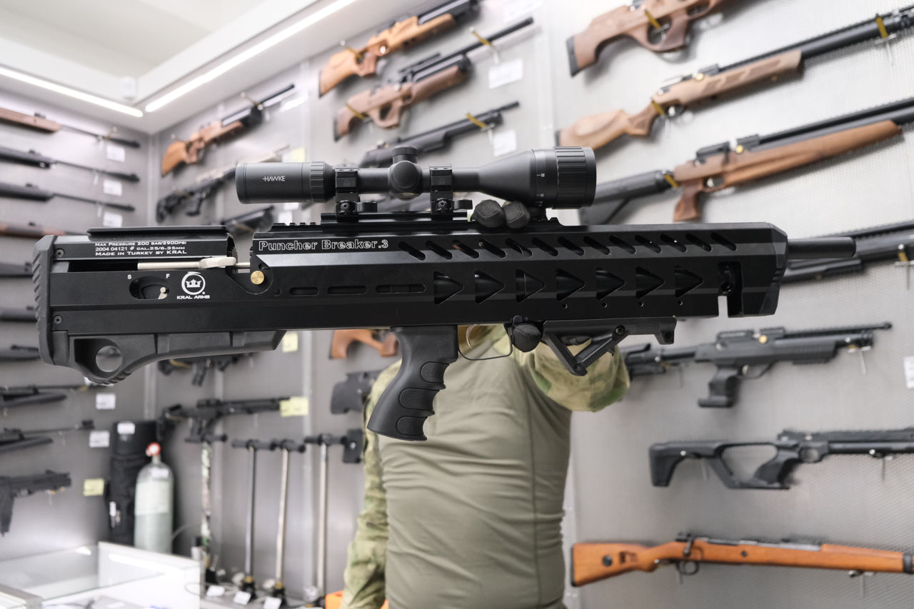 Псп винтовка kral puncher armour ! новая !!! оптический прицел в подарок