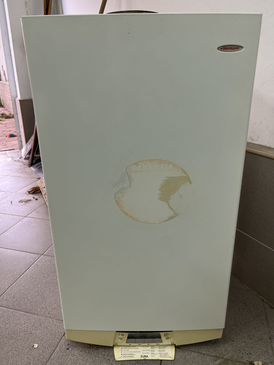Газовый котел Hermann eura 23E б/у Рабочий