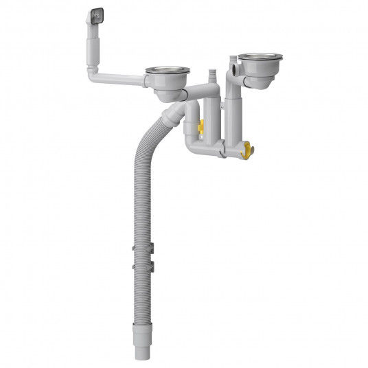 Reductie excentrica PP HTRA pentru scurgere D 110 mm D 50 mm