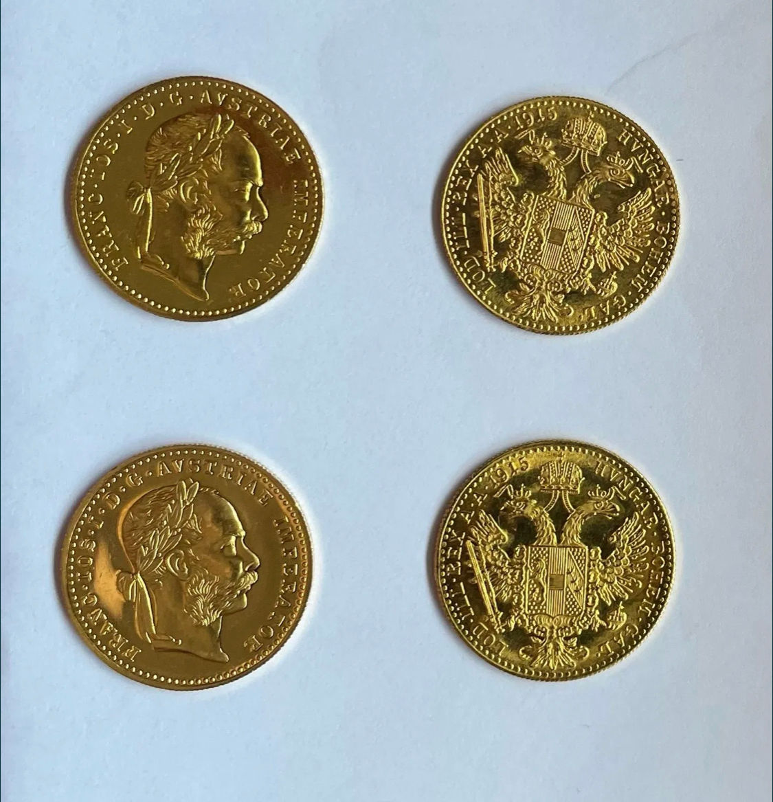 Vând Monede aur-Franz Joseph-1915-Galben mic: 3.49 grame moneda.