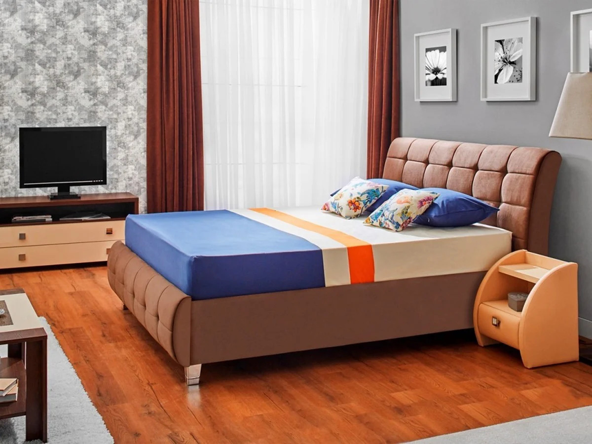 Dormitor Ambianta Samba Brown 1600 mm)! Disponibil si in rate! Calitate garantata!