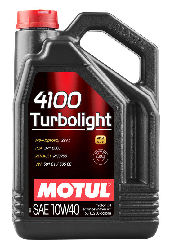 Масло моторное Motul MOTUL 10W40 4100 TL 5L
