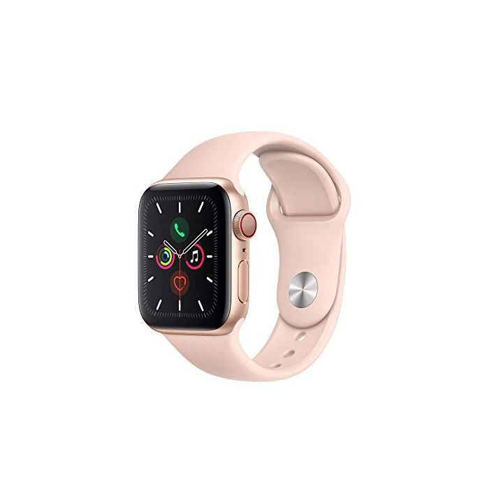 Apple watch 5 40mm Gold Aluminum Case with Pink Sand Sport Band - 3950 lei