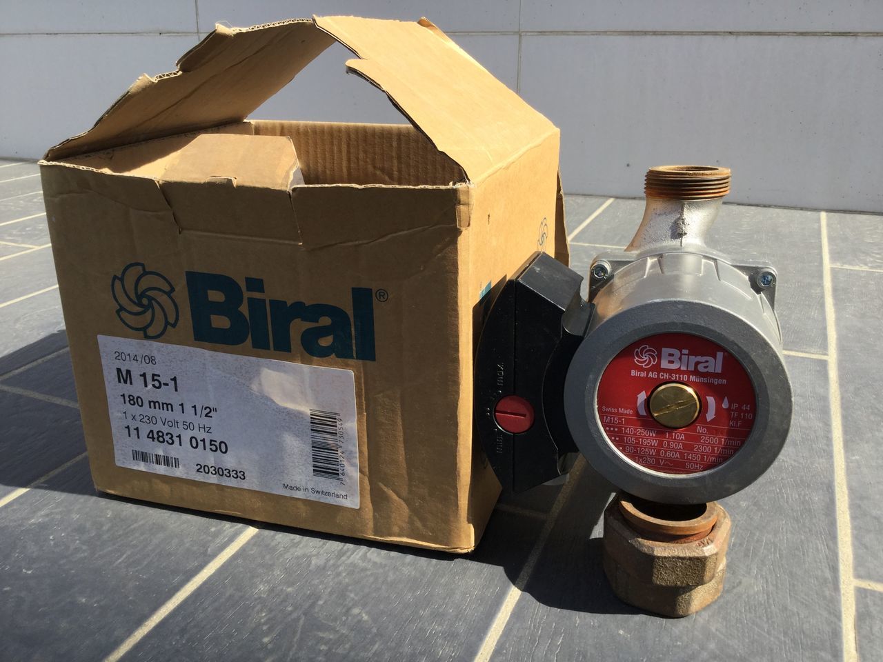 Циркуляционный насос Biral Швейцария