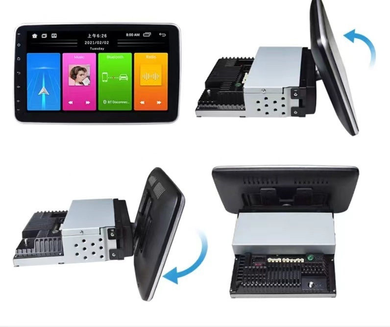 Sistem multimedia auto universal MP5 cu ecran rotativ 360° (10.1 ...