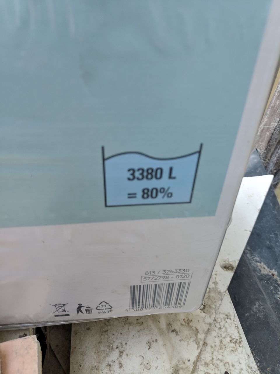 Новый бассейн, круглый, 3 метра диаметр