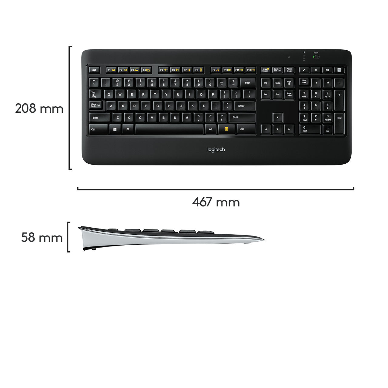 New/Nou Keyboard Logitech K800