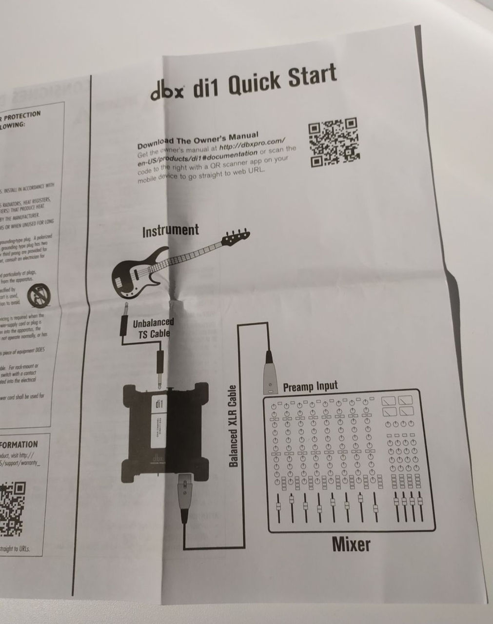 Dbx di1 direct active box