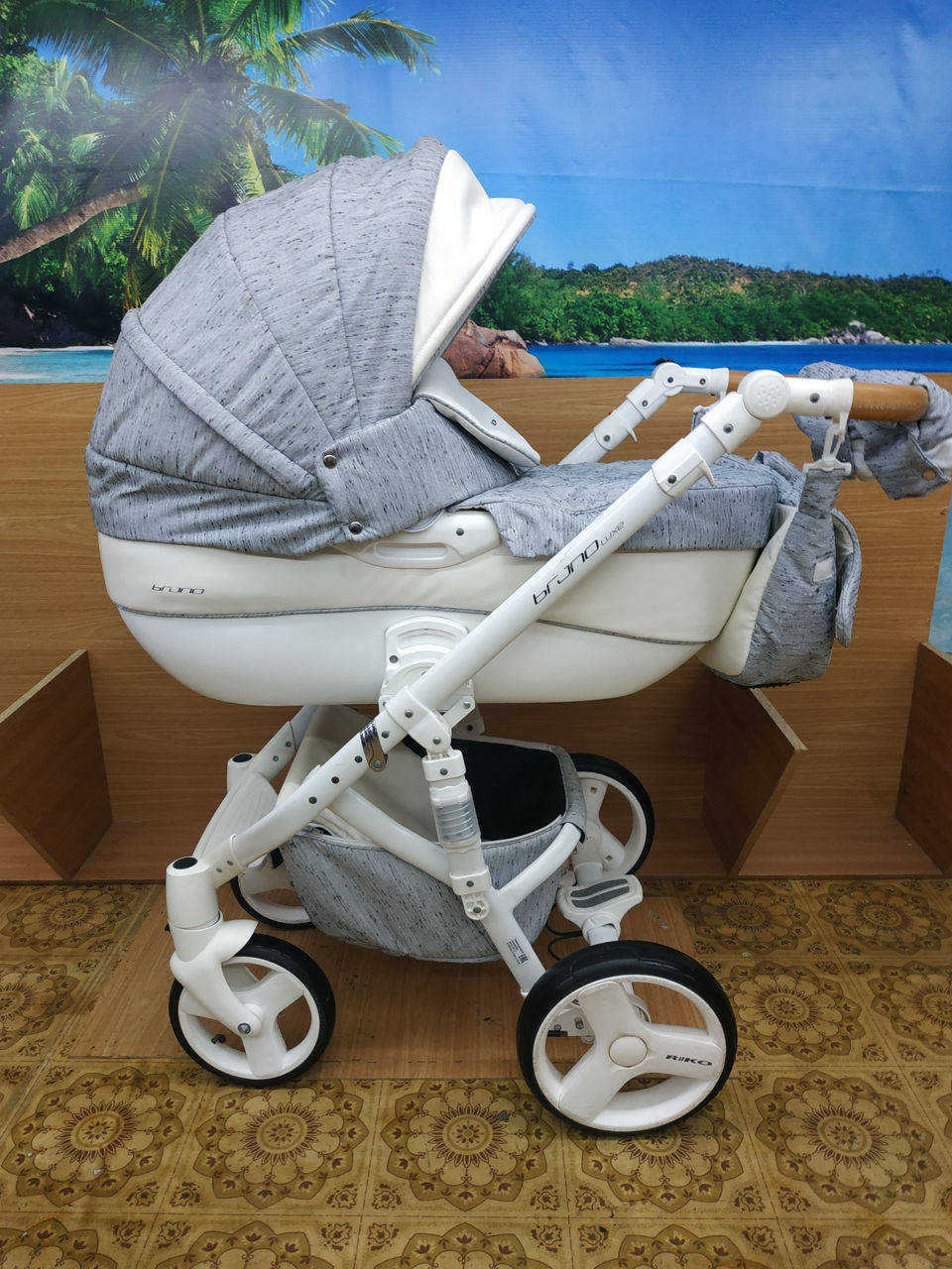 Очень дёшево! Riko Brano Lux Alu 2 в 1