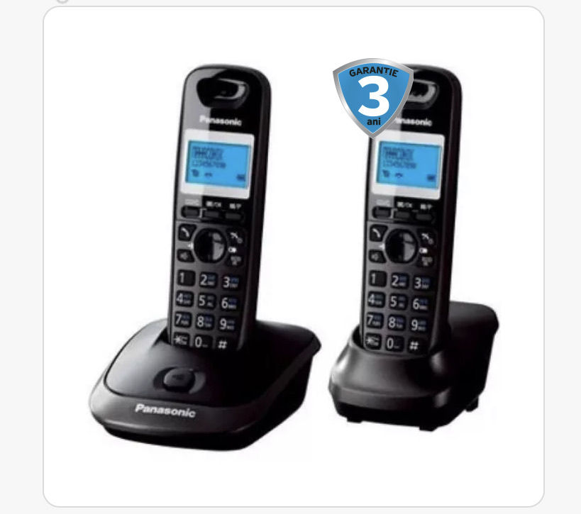 Telefon fix fara fir cu 2 receptoare!