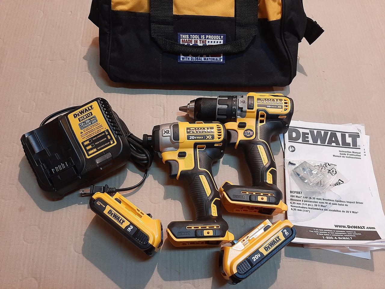 Dewalt DCD 796 + DCF 887