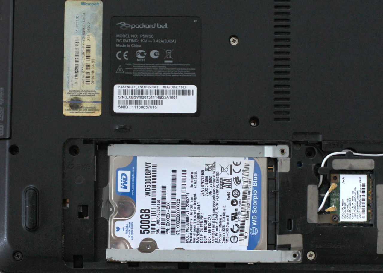 Packard Bell P5WS0 la piese