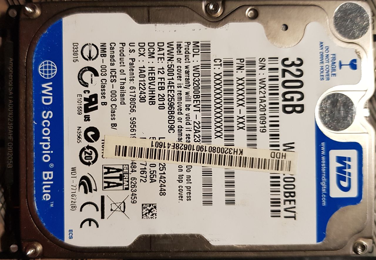 HDD -SSD, 3,5", 2.5"