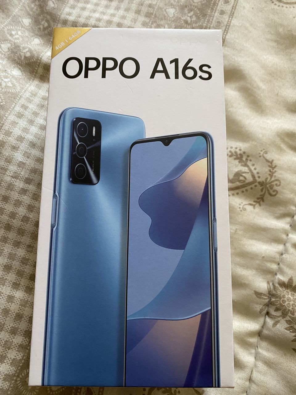 OPPO A16s 4GB/ 64GB Crystal Black, Nou
