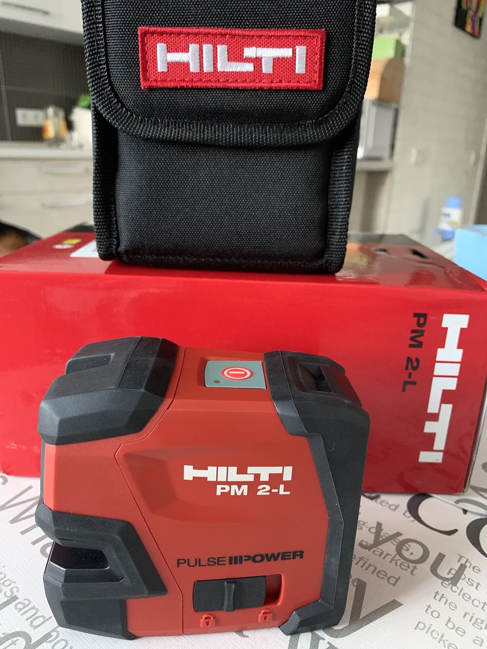 Линейный строительный лазер HILTI PM 2-L /новый/-4100 лей