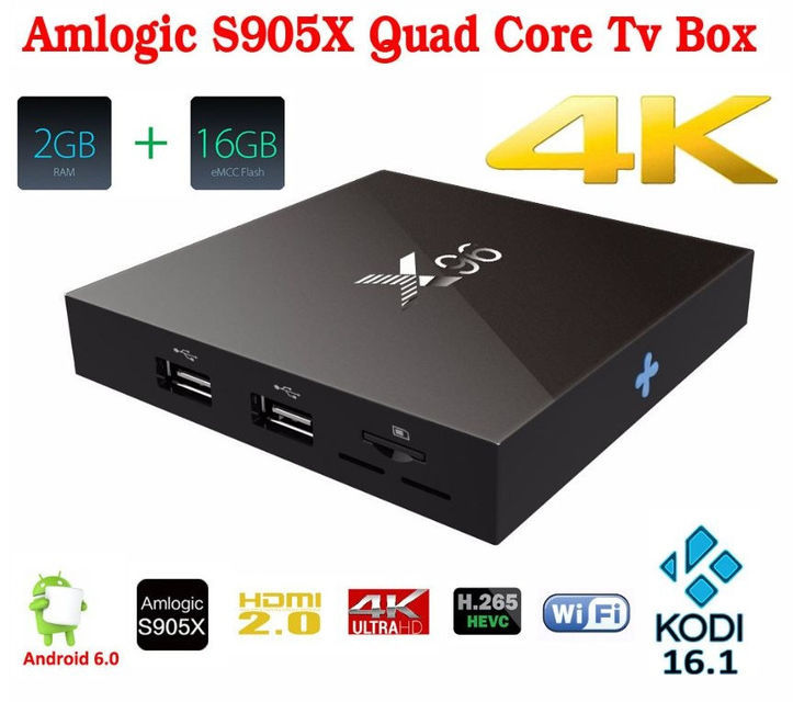 Smart TV box X96, Amlogic S905X,1G/8G, 2G/16G, Android 6. Беспроводная ...