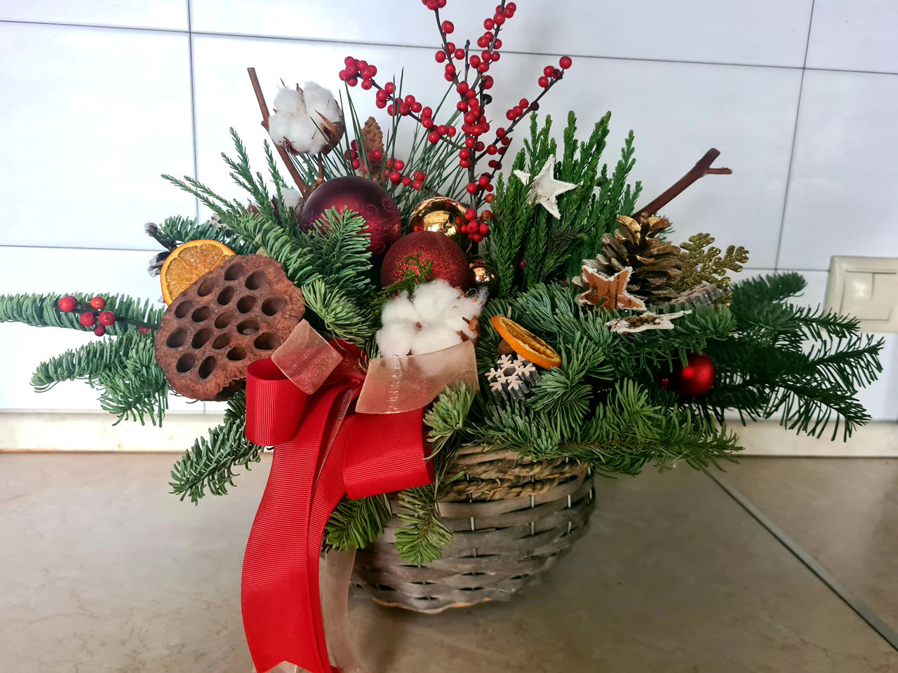 Compozitie de brad - ieftin!