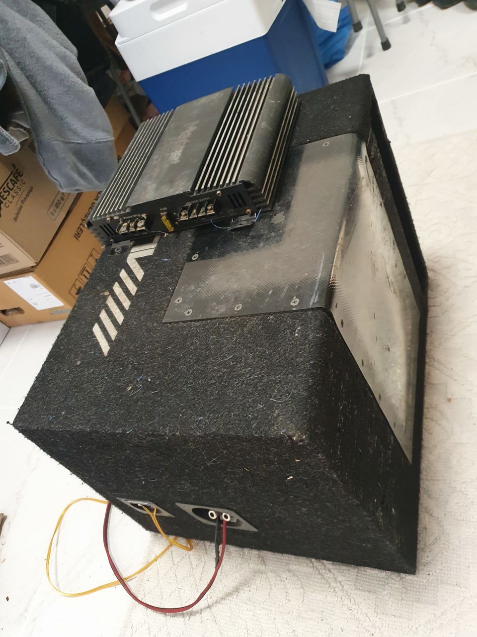 Alpine Subwoofer 800w +statie
