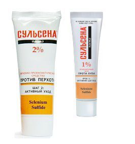 Сульсеновый шампунь от перхоти