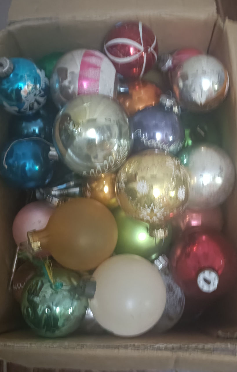 Советские Новогодние Игрушки - стекло