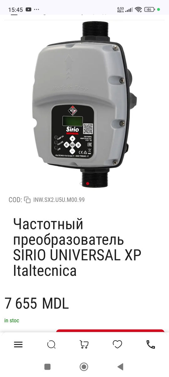 Automatizare prin invertor pompe apa