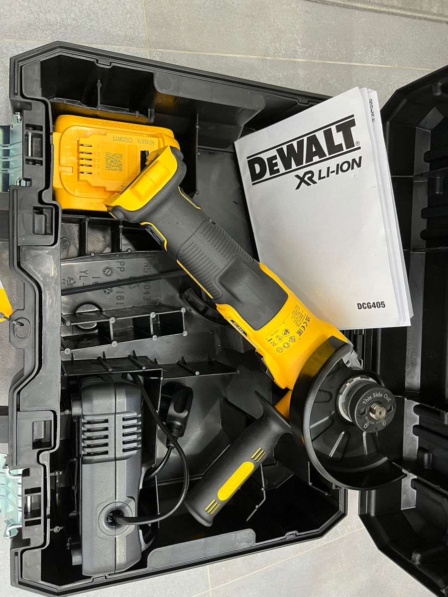 Set Polizor unghiular Dewalt DCG 405