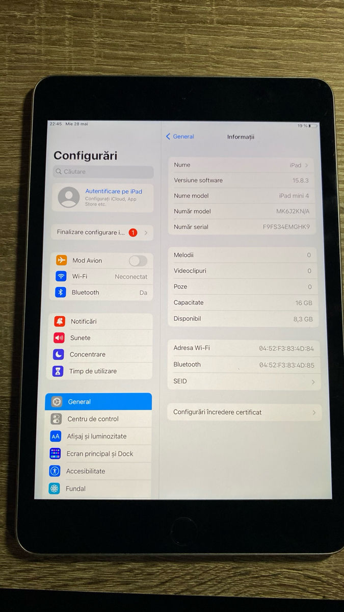 iPad Mini 4 – 16GB