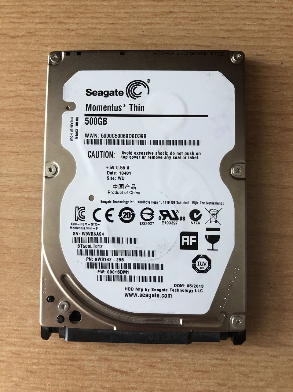 Seagate 500Gb, WD 500Gb, HGST 500Gb