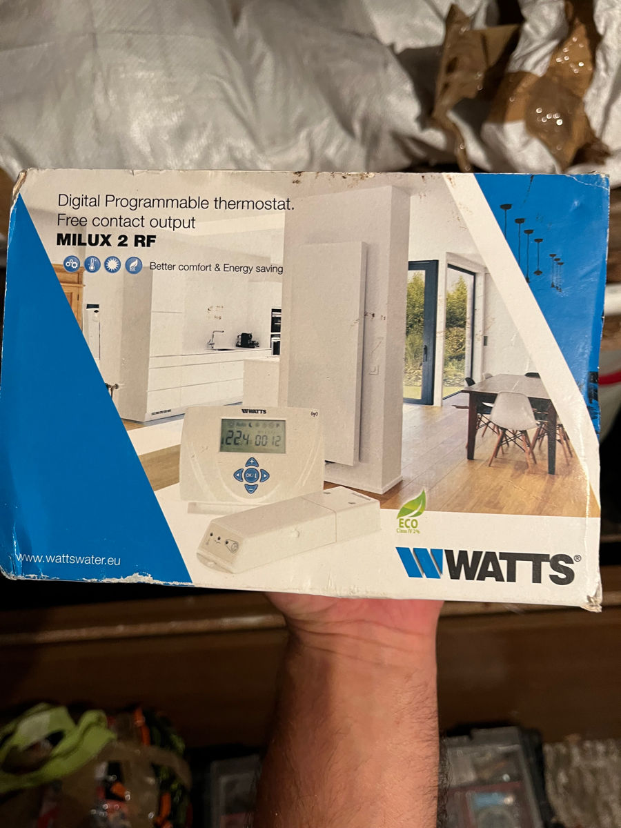 Termostat radio fără fir smart Watts molux 2