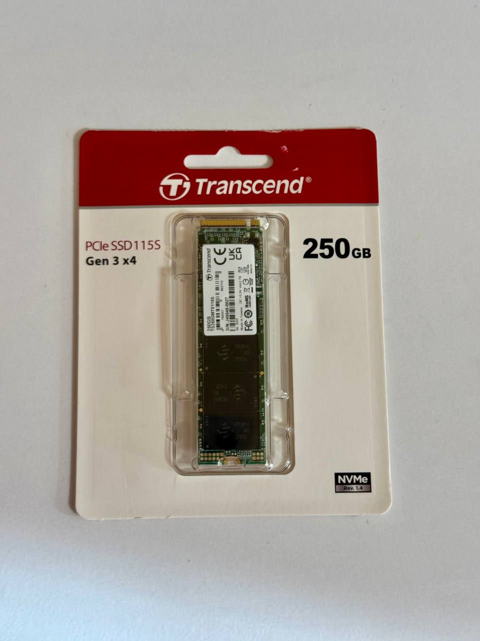 SSD M2 Transcend 250 GB Nou