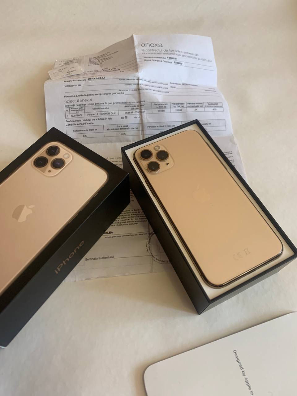Apple 11pro 64Gb Gold