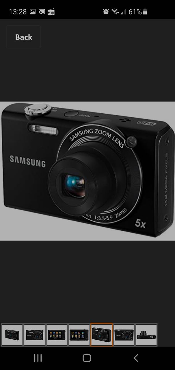 Samsung EC-SH100 Wi-Fi Digital Camera with 14 MP, 5x Optical Zoom and Touchscreen (Black)