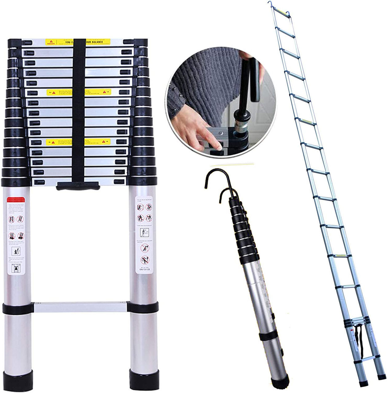 Scara telescopica 5.2 m, 6.2 m, 8 m