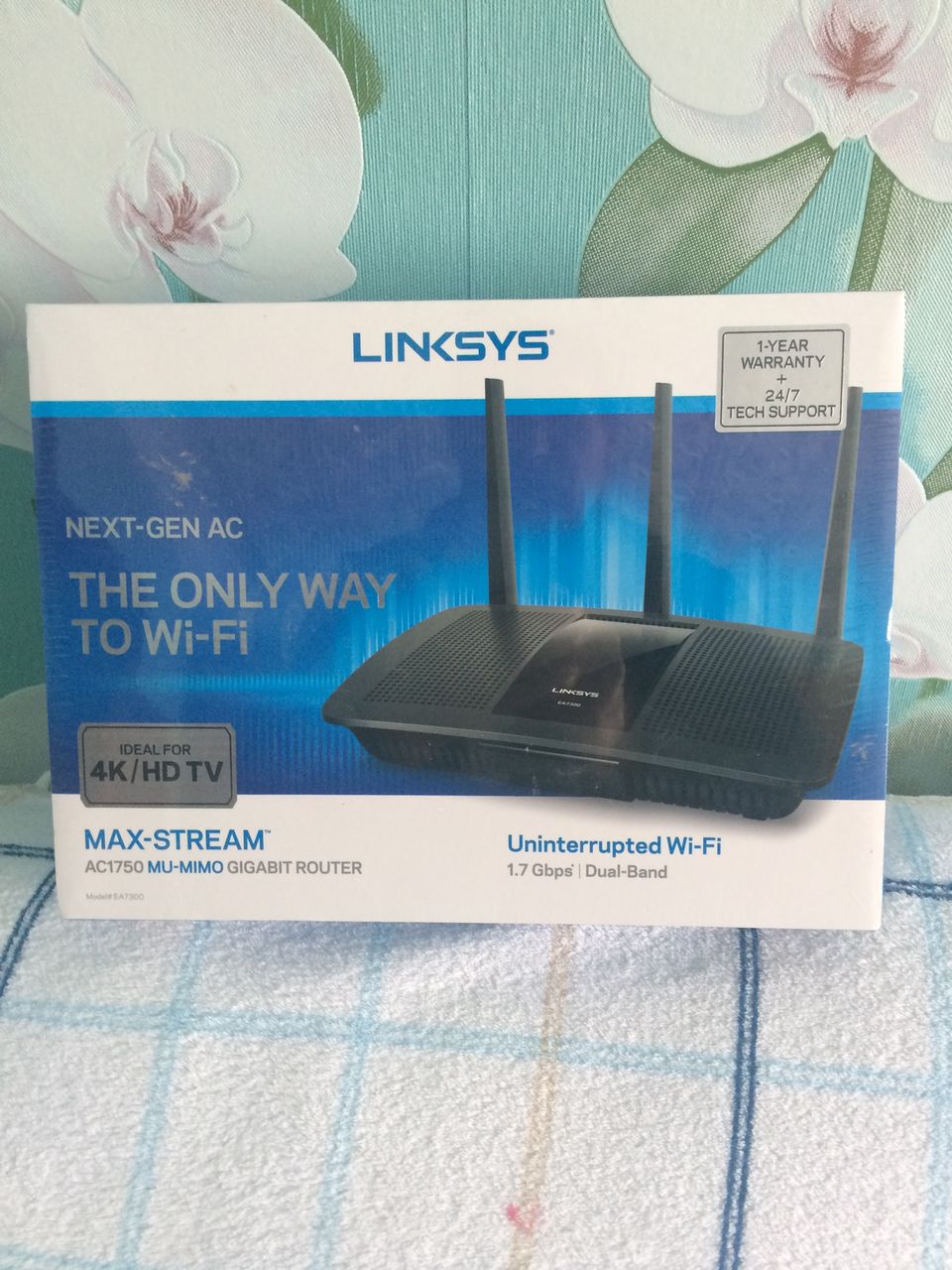 Linksys Wi-Fi, маршрутизатор ideal for 4K/HD TV для большой семьи новый ...