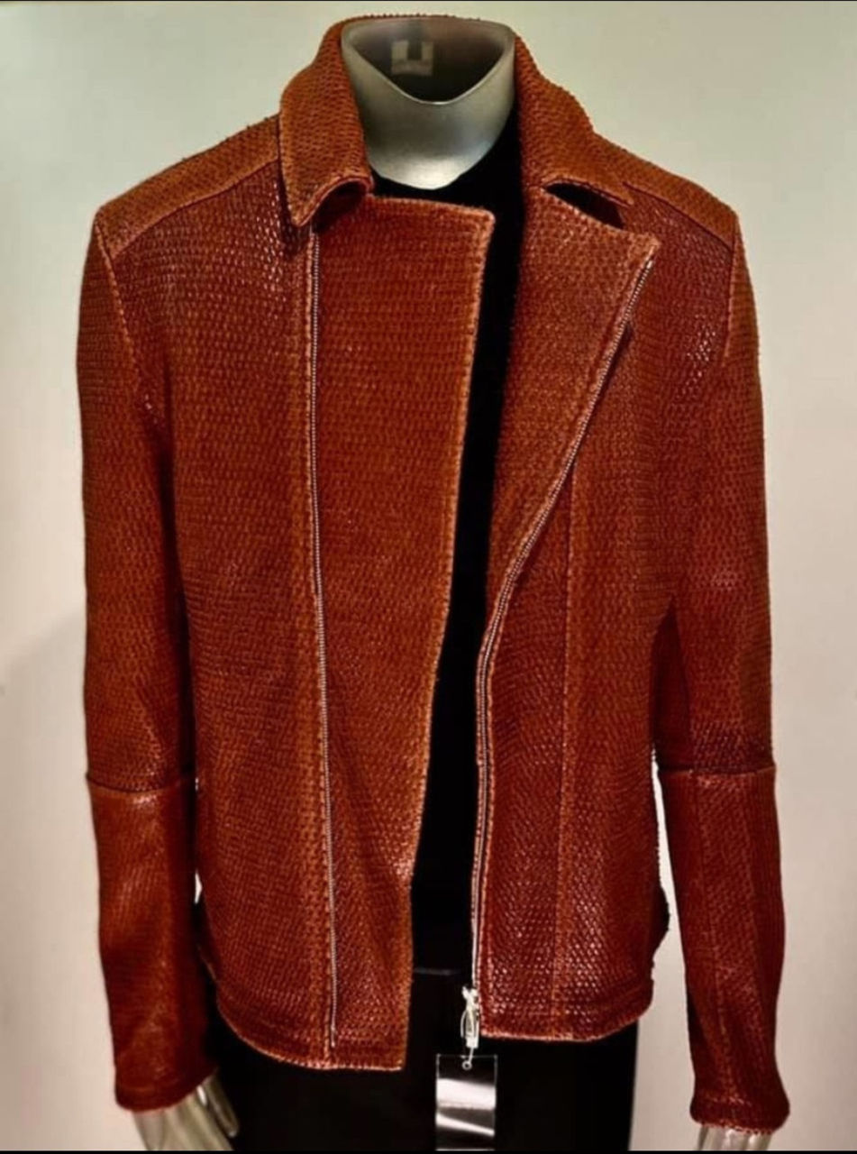 Куртка кожанная Emporio Armani