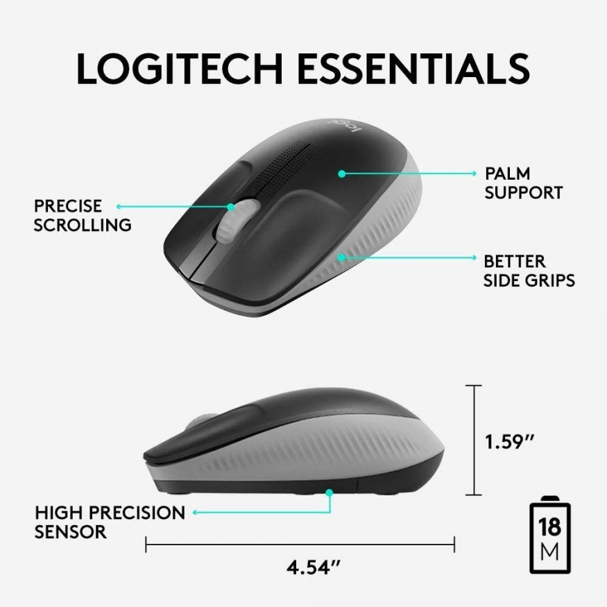 Mouse fara fir Logitech M 190 !!! Nou