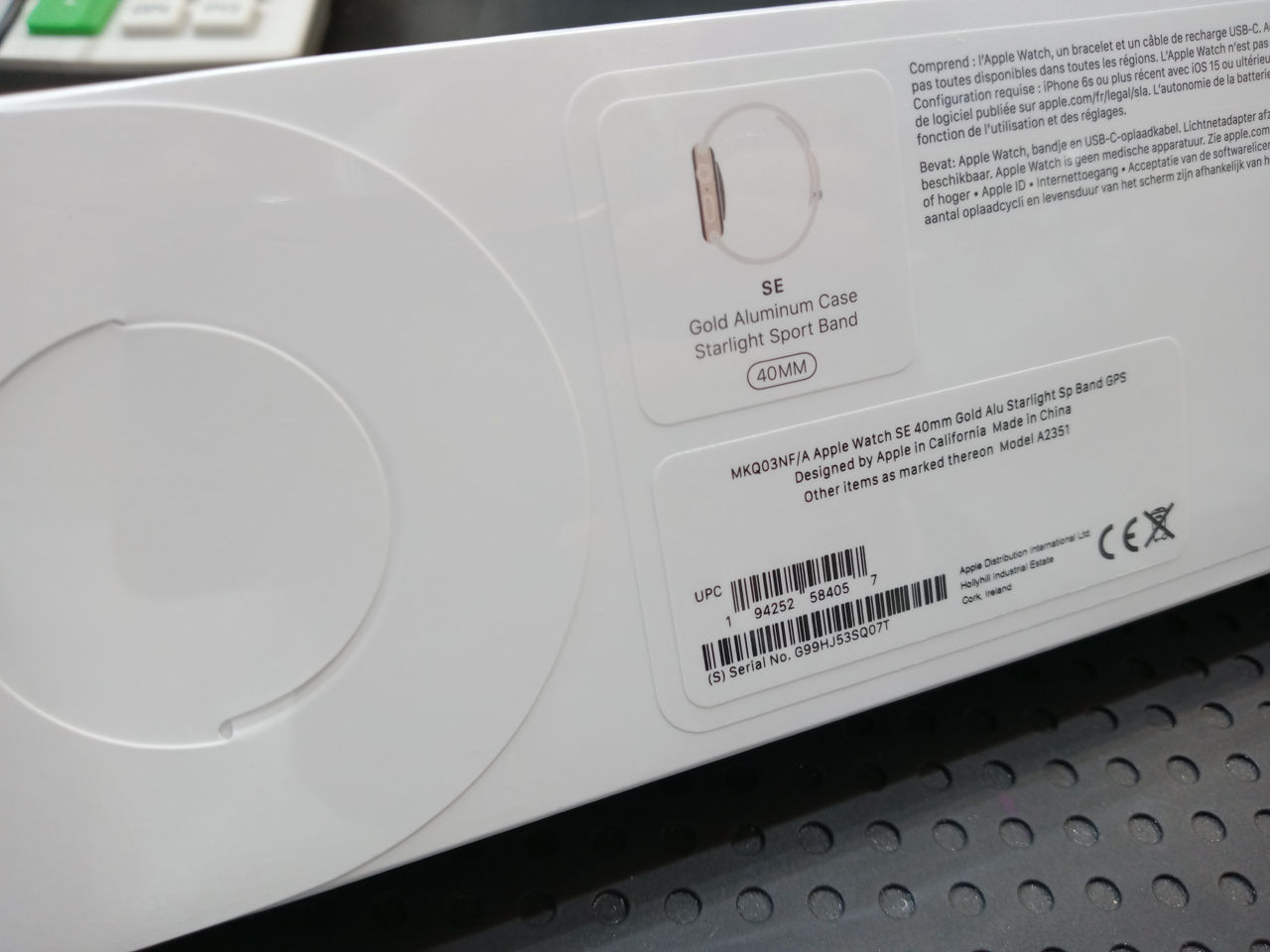 Apple Watch SE 40mm Gold