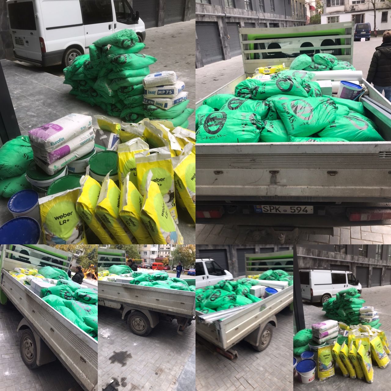 Ridicam materiale de constructie,la etaje,hamali+transport