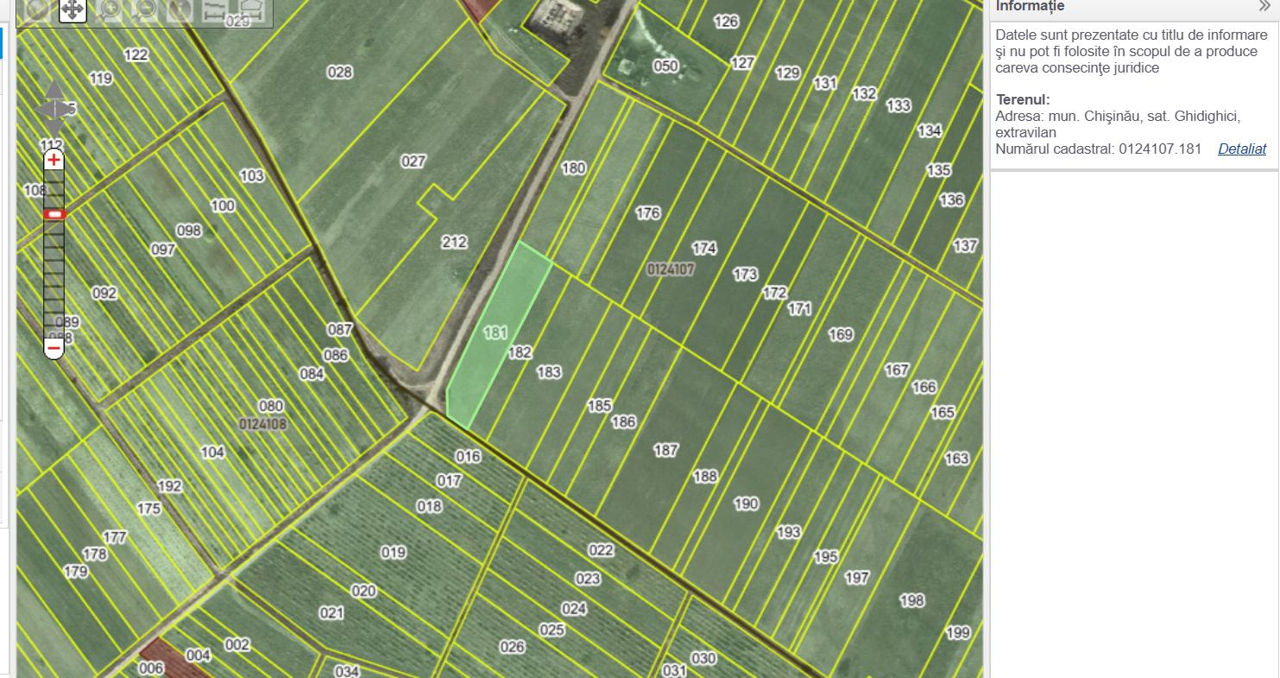 Vind teren gradina 500m de la sat,sub constructie