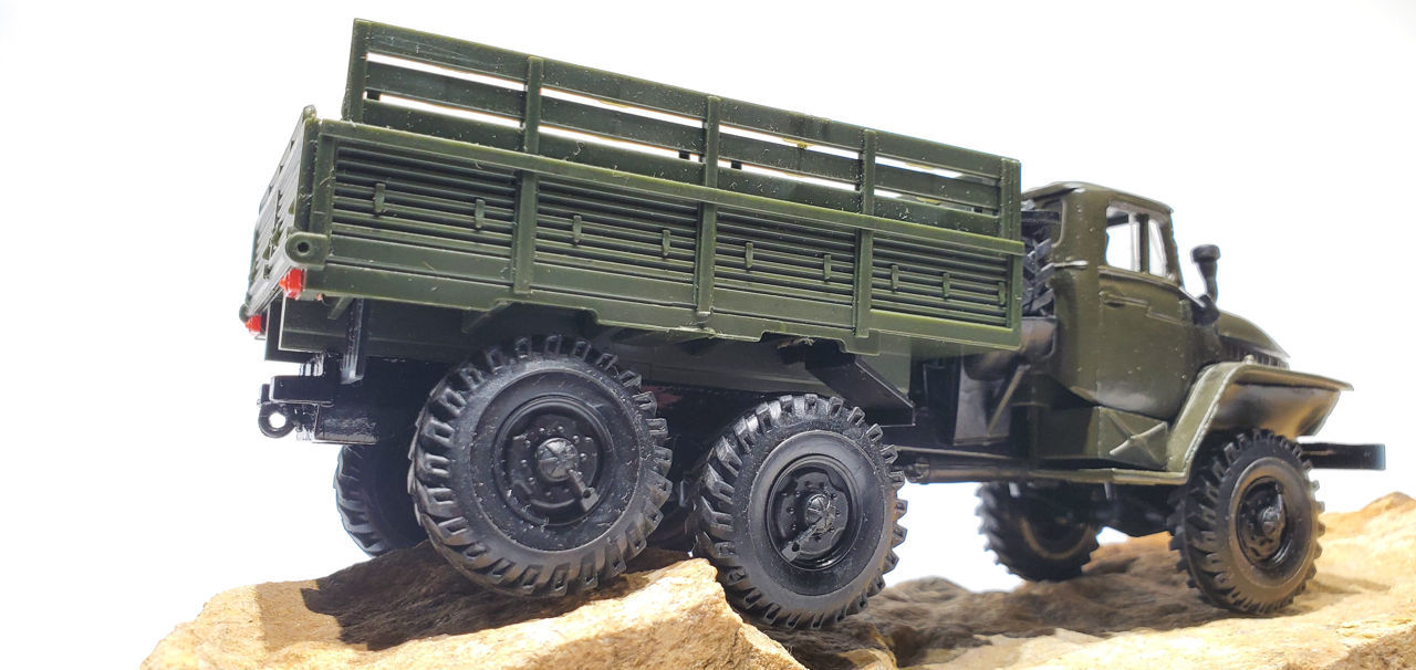 Модель Машинка Модель Моделька СССР 1 43 143 1:43 1/43 Урал 4320 Военный Элекон