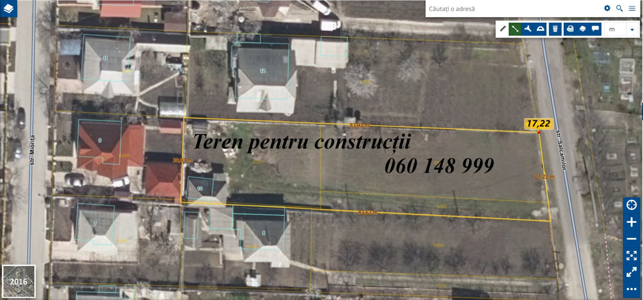 Teren pentru constructie. Stauceni.