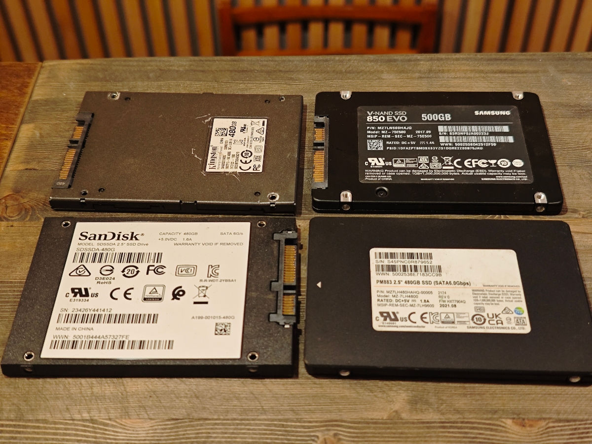 Распродажа SSD - 128, 256, 512 gb