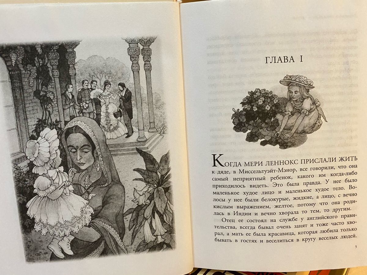 Книга ,, Таинственный сад