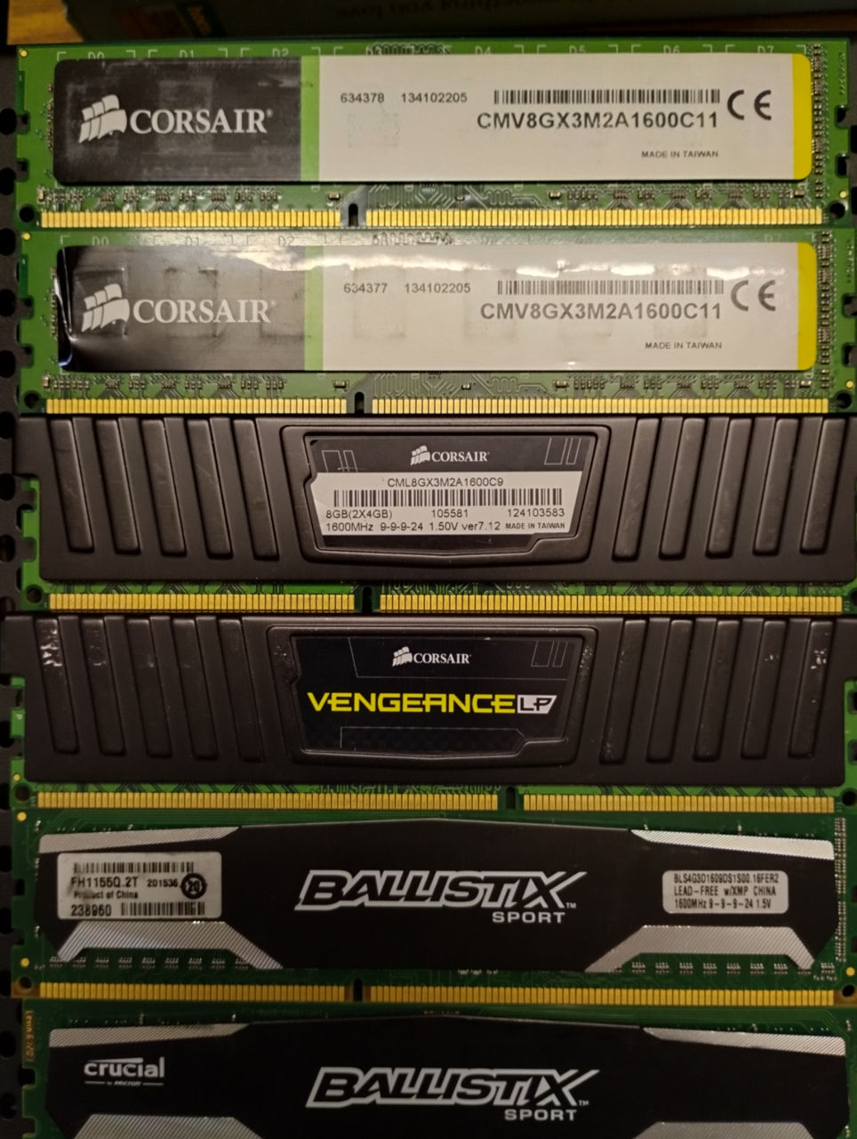 Оперативная память DDR3 4Gb - от 45 лей