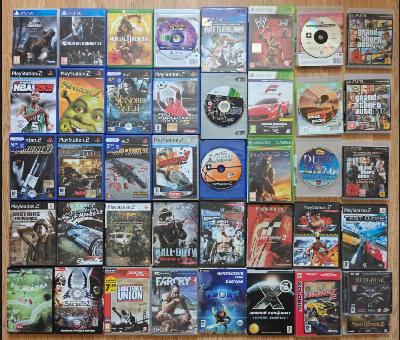 Игры Jocuri PS1/PS2/PS3/Ps4/Ps5/Xbox X - One/360/PC