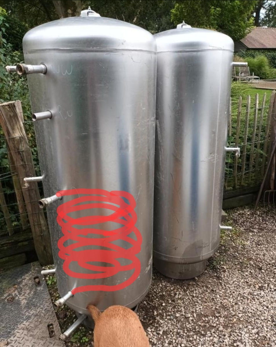 Puffer vas de inox/ буферный накопитель