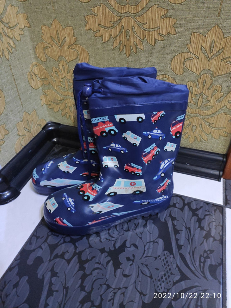 Botine din piele naturală și ciubote din cauciuc cu blană pentru toamnă ...