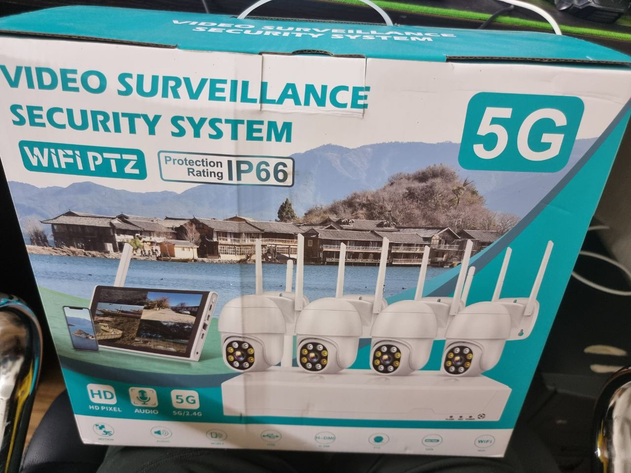 Камеры беспроводные комплект на 4/8 с поворотные DVR KIT 7103