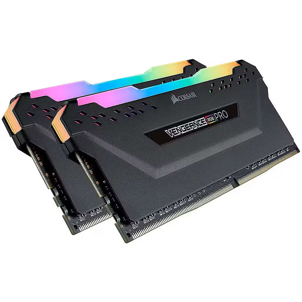 DDR4 16Gb (KIT: 16Gb= 2buc.x 8Gb) 3200Mhz Corsair Vengeance RGB PRO Black